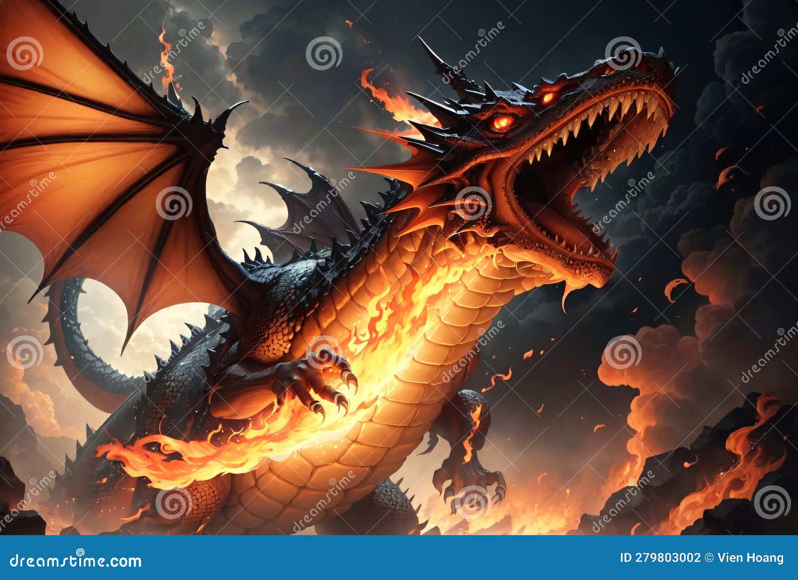 Majestic Beast of the Sky: the Mythology of the Dragon Stock ...