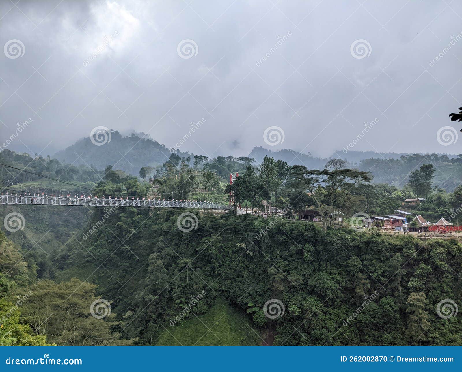 Majestic Bridge Over the Valley Stock Photo - Image of valley, bridge ...