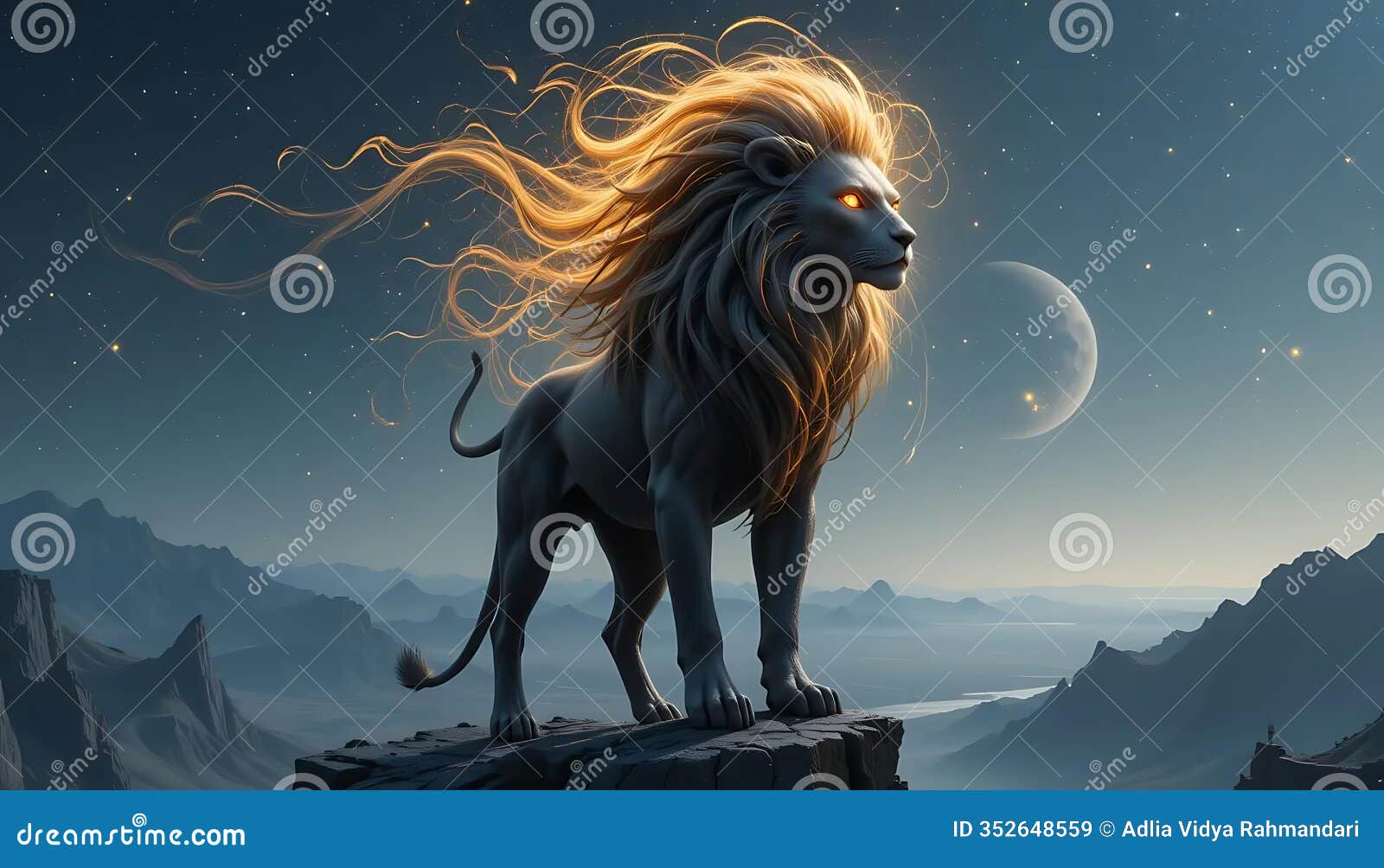 Majestic Celestial Goddess - Ethereal Art Deco Deity Statue With ...