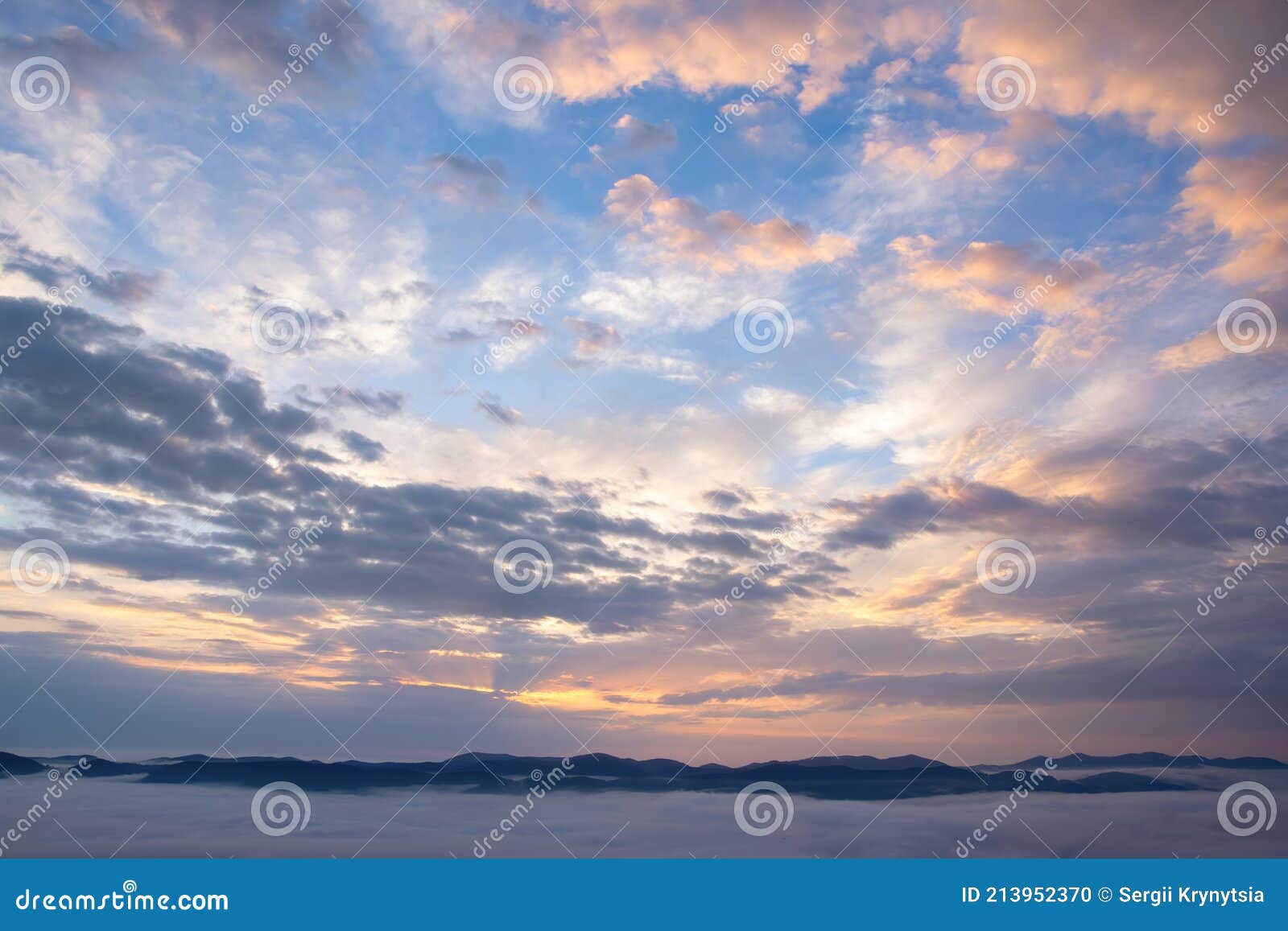 Majestic Clouds Illuminated by Sunrise Over Mountains Stock Photo ... Majestic Clouds Illuminated by Sunrise Over Mountains Stock Photo ...