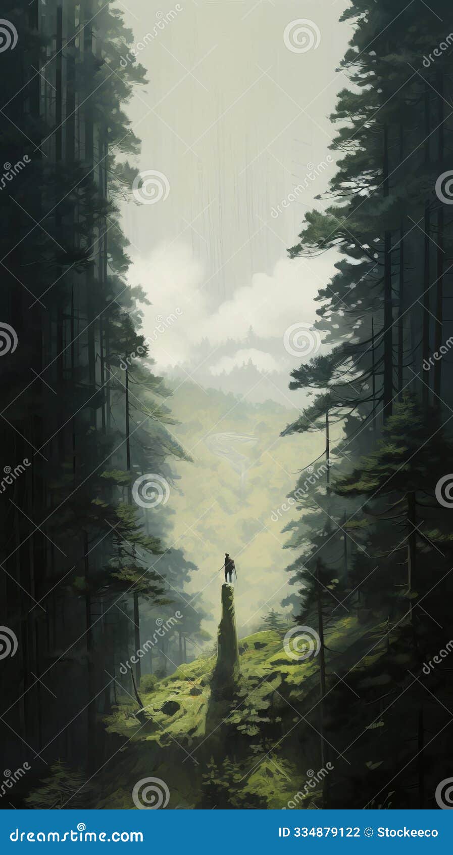 Sense Of Scale: Tiny People In Monumental Landscapes Artwork Stock ...