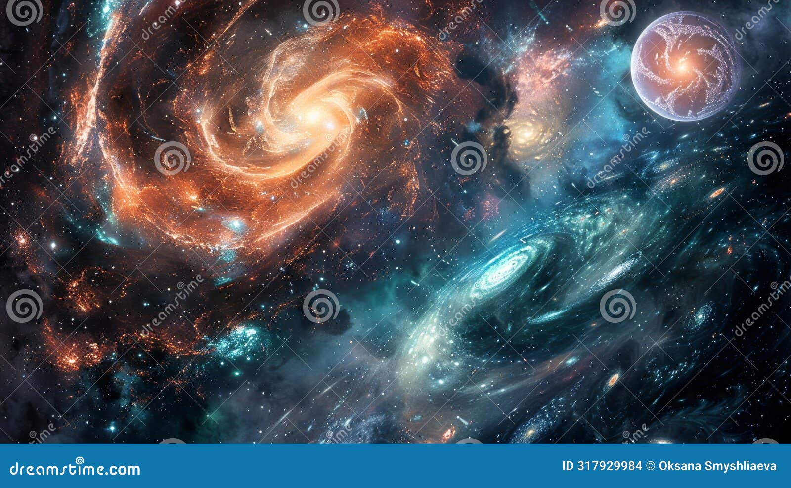 Majestic Cosmic Phenomenon, Ethereal Nebula, And Star Formation. A ...