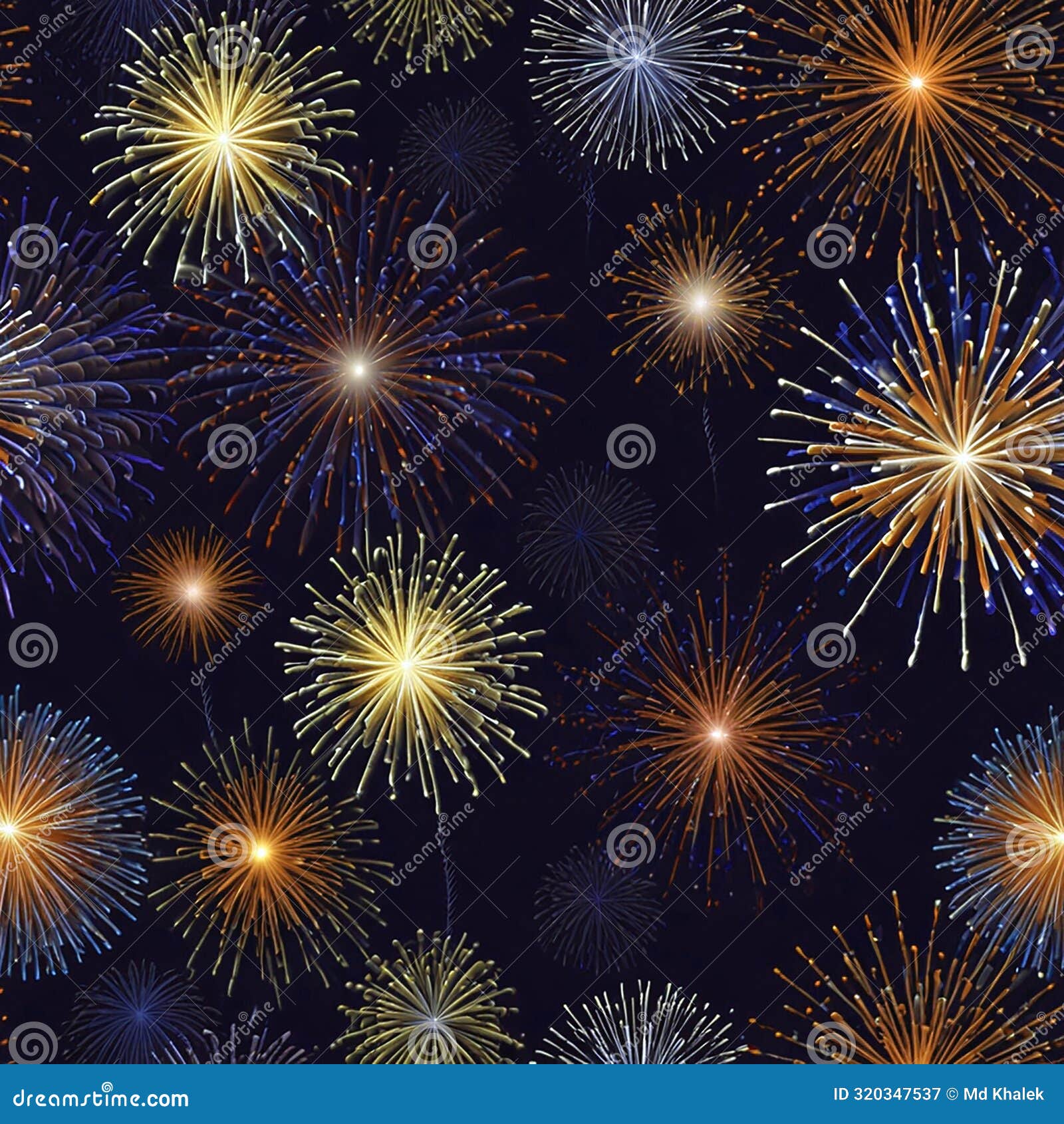 Majestic Firework. All Elements are Separate Objects and Grouped Stock ...