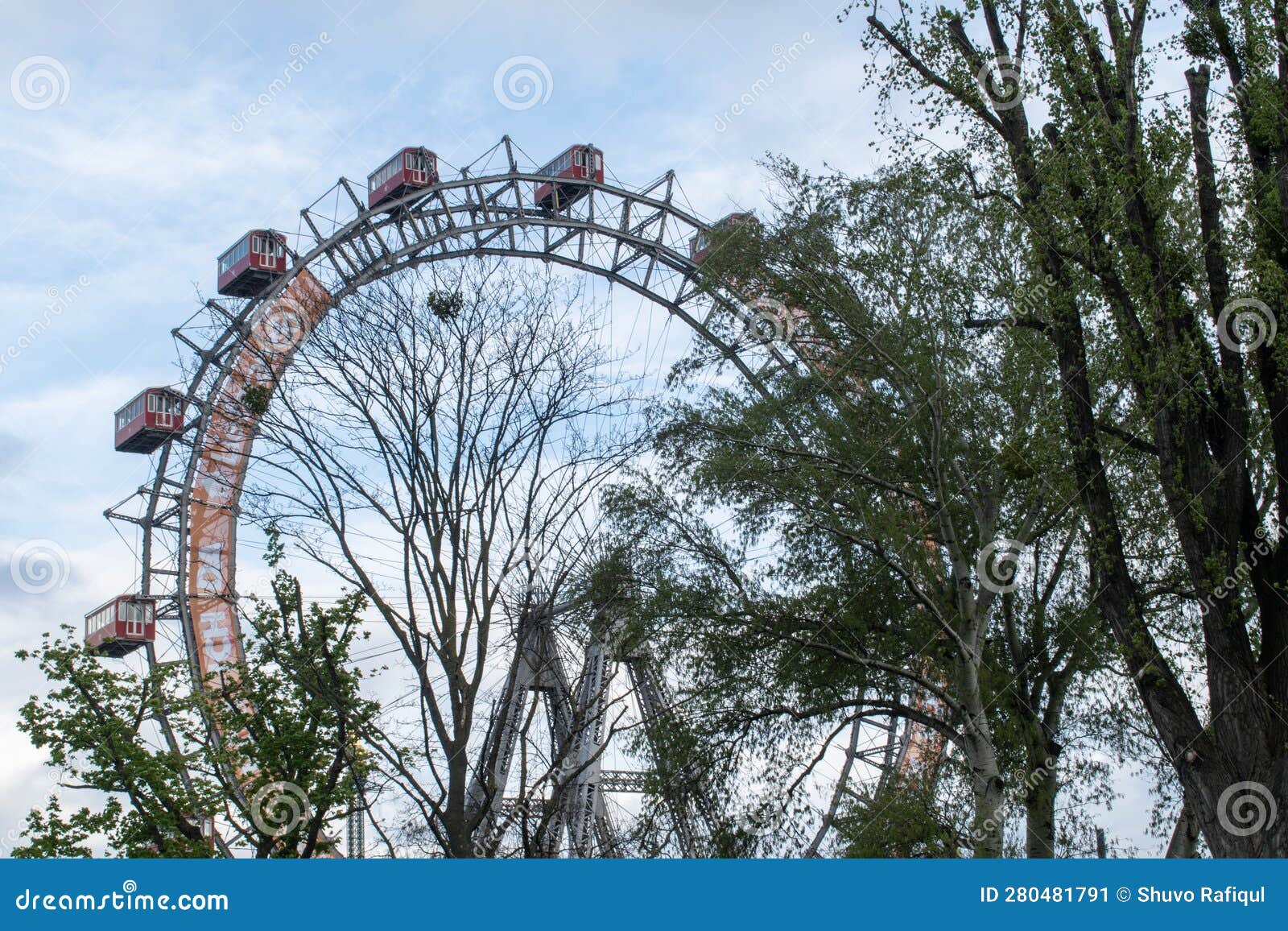 The Majestic Giant Ferris Wheel at Vienna S Prater Amusement Park an ... The Majestic Giant Ferris Wheel at Vienna S Prater Amusement Park an ...