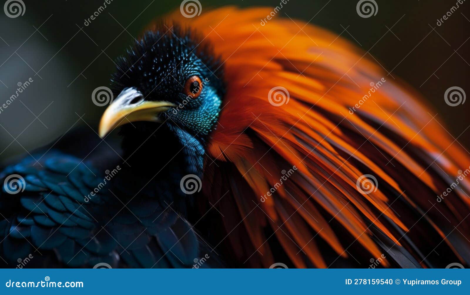 Majestic Hawk Perching on Branch, Eyes Focused Generated by AI Stock ...