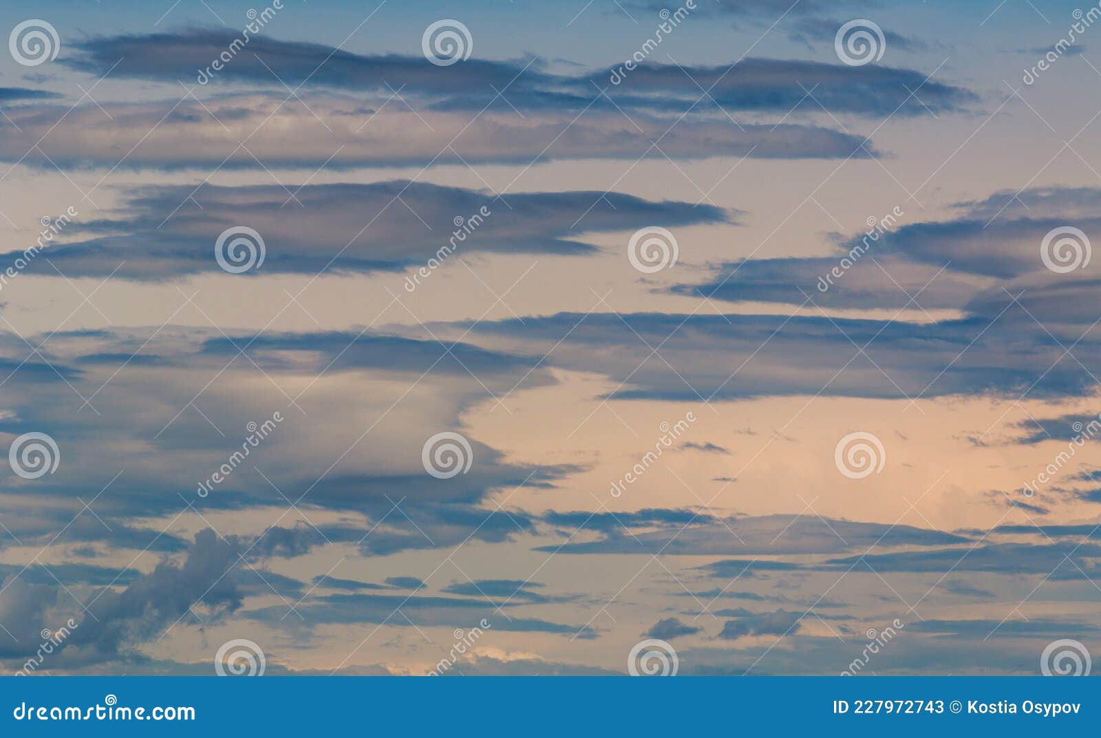 Majestic and Impressive Clouds in Sky, Abstract Nature Background Stock ...