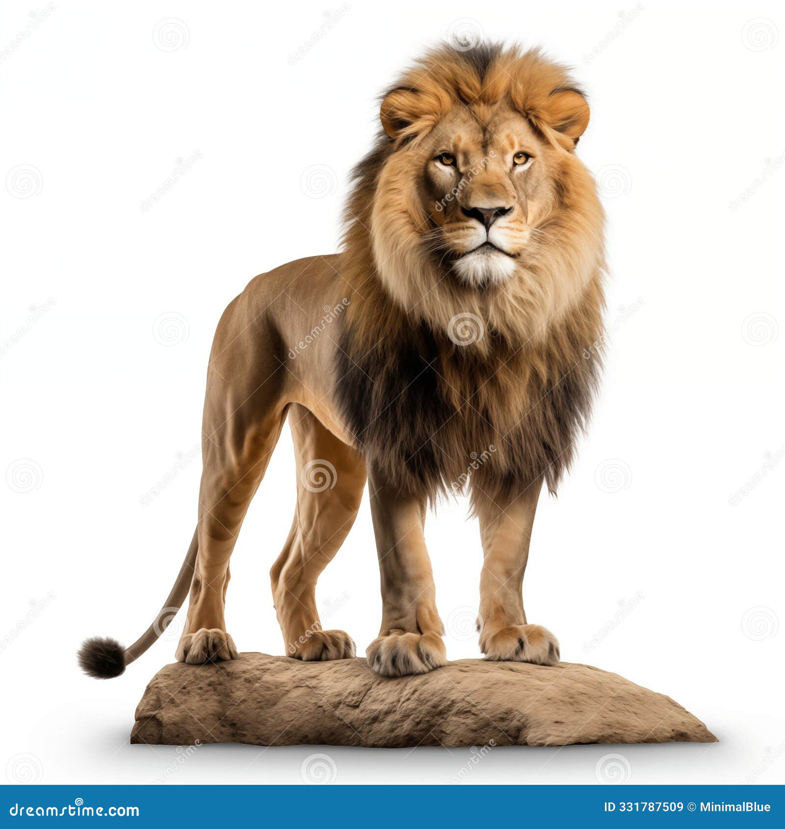 Standing Fierce Armored Barbarian Warrior Posing On An Isolated White ...