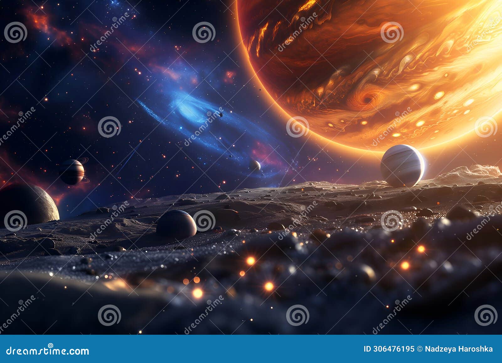 Majestic Panorama of the Solar System from the Outer Rim Featuring ...