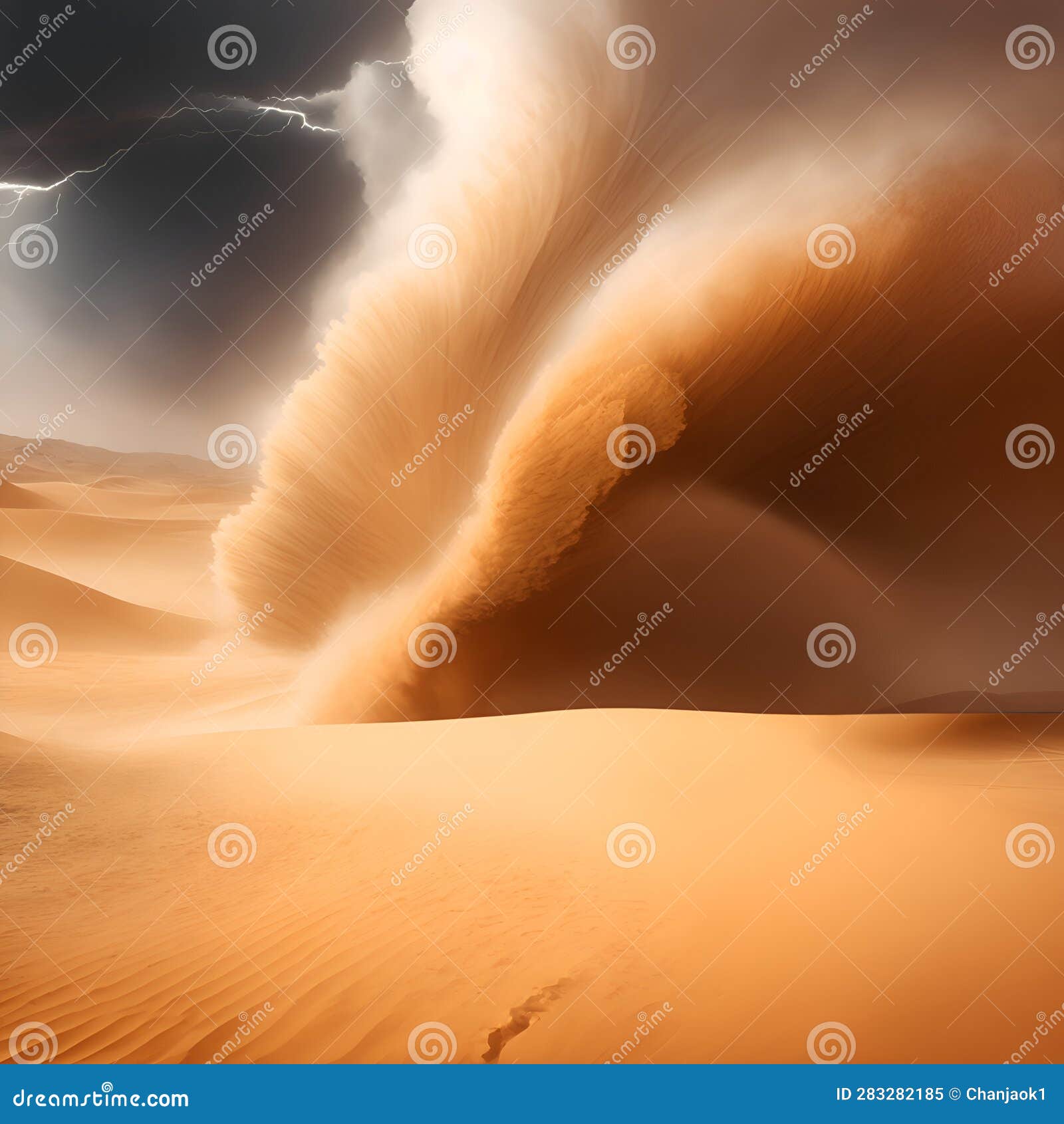 Majestic Sandstorm High-Resolution Images of Dynamic Desert Storms for ...