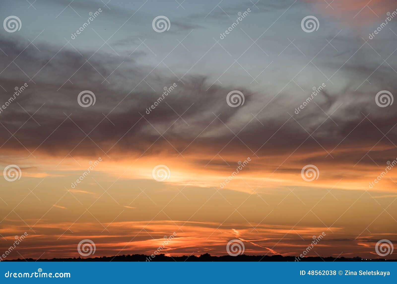 Majestic Sunset stock photo. Image of landscape, tranquil - 48562038