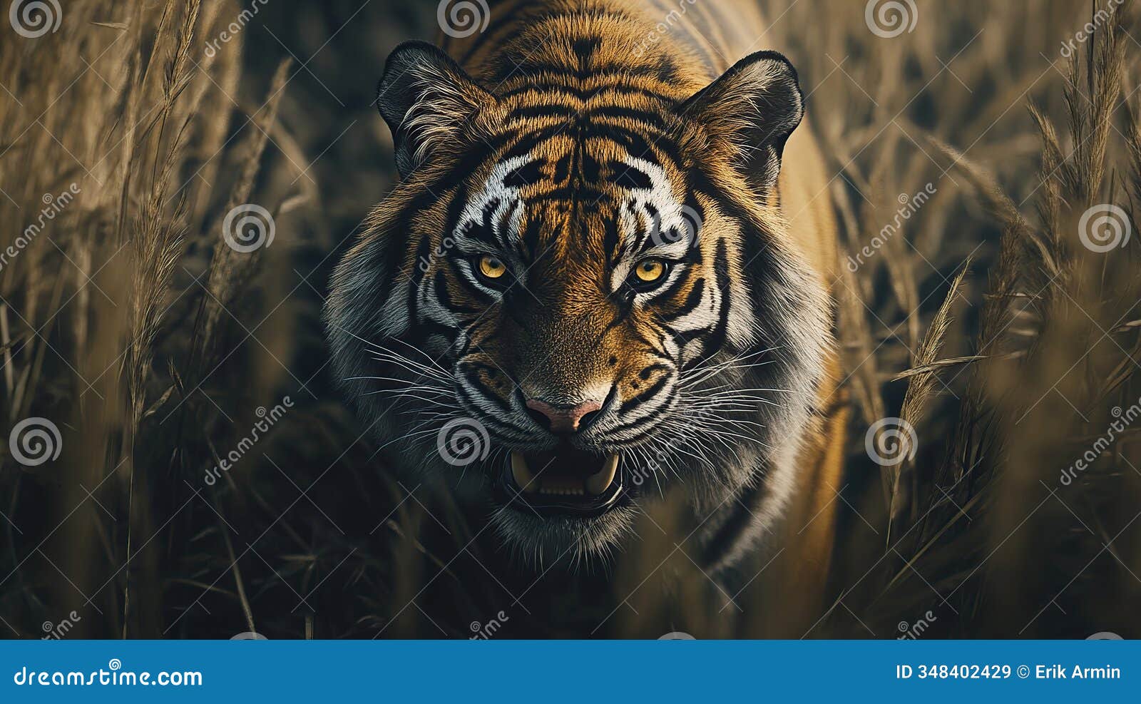 Intense Stare Between A Lion And A Sheep Stock Photo | CartoonDealer ...