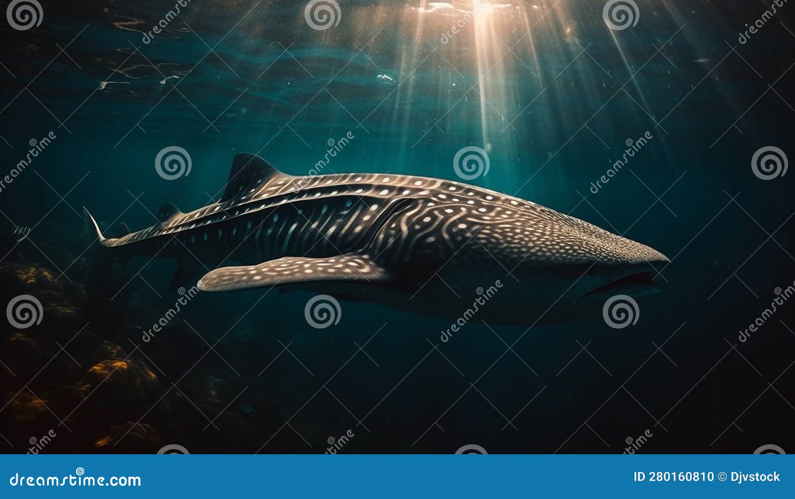 Majestic Turtle Diving into Water, Surrounded by Saltwater Fish ...