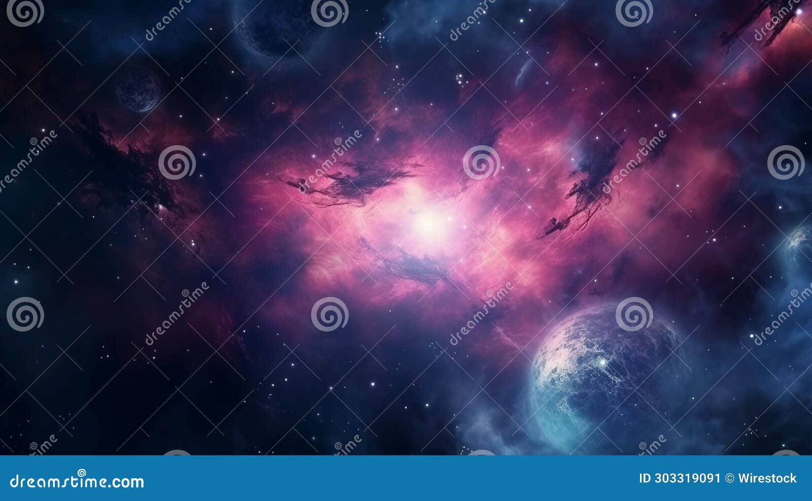 A Majestic View of Night Sky Featuring an Array of Stars and Expansive ...