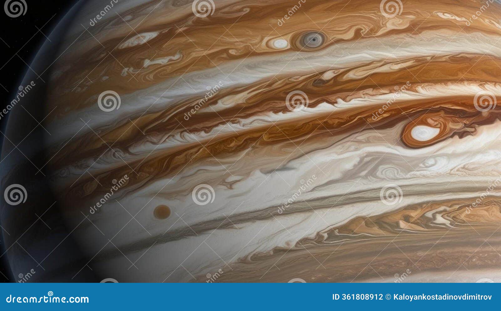 "the Majesticness of Jupiter: the Giant of the Solar System" Stock ...