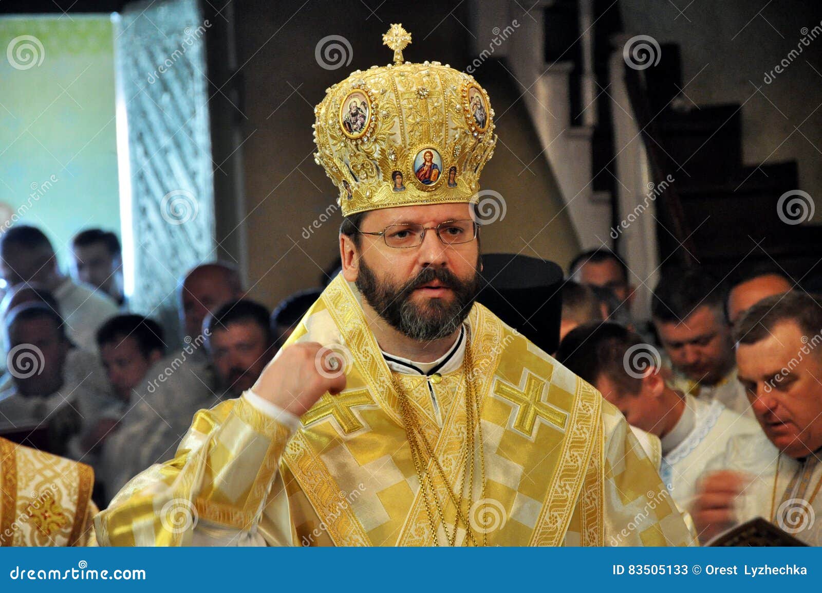 Major Archbishop Sviatoslav Shevchuk-_9 Redaktionelles Stockfoto - Bild ...