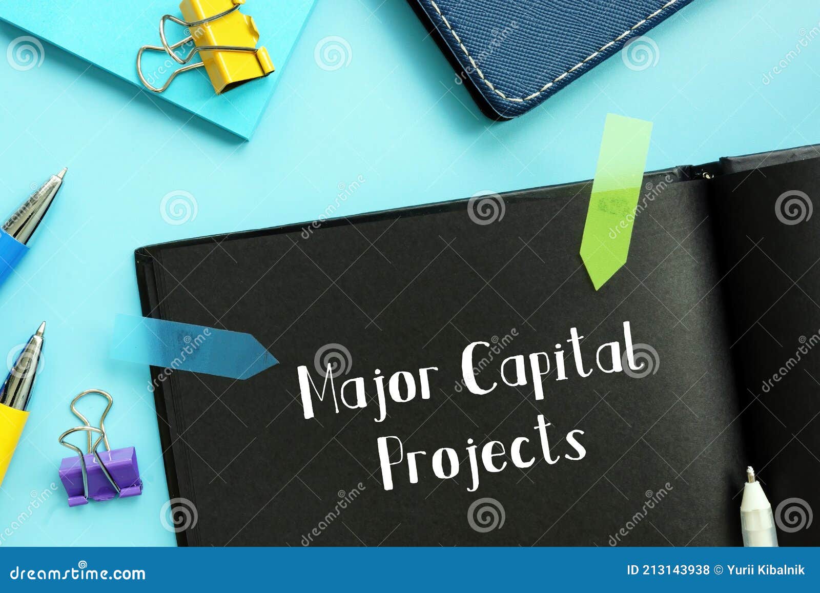 Major Capital Projects Sign on the Sheet Stock Photo - Image of money ...
