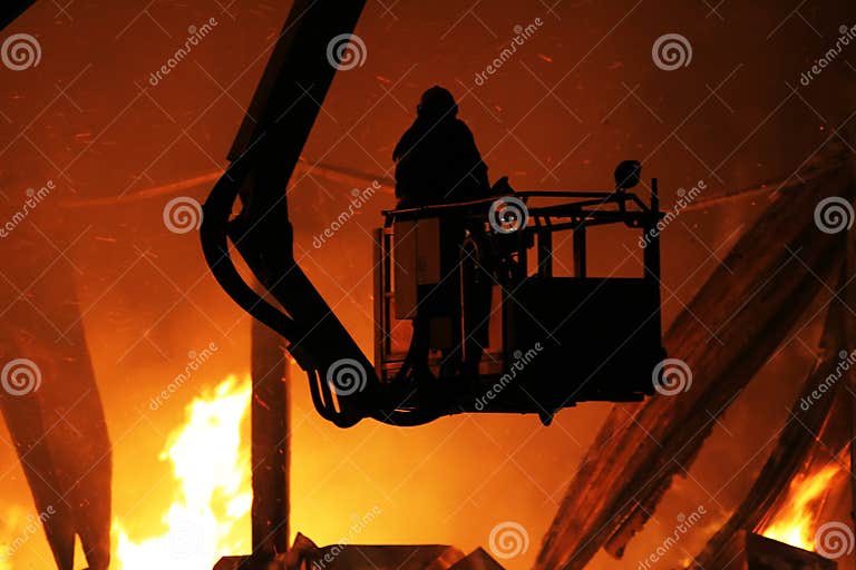 Major fire stock image. Image of blaze, building, help - 13142173