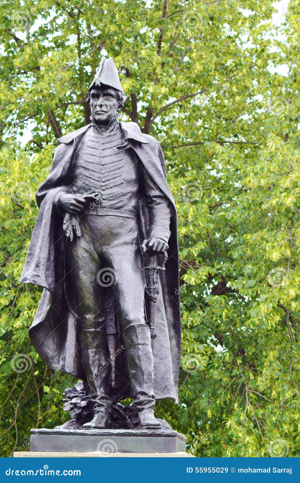 Major general samuel stock image. Image of city, sculpture - 55955029