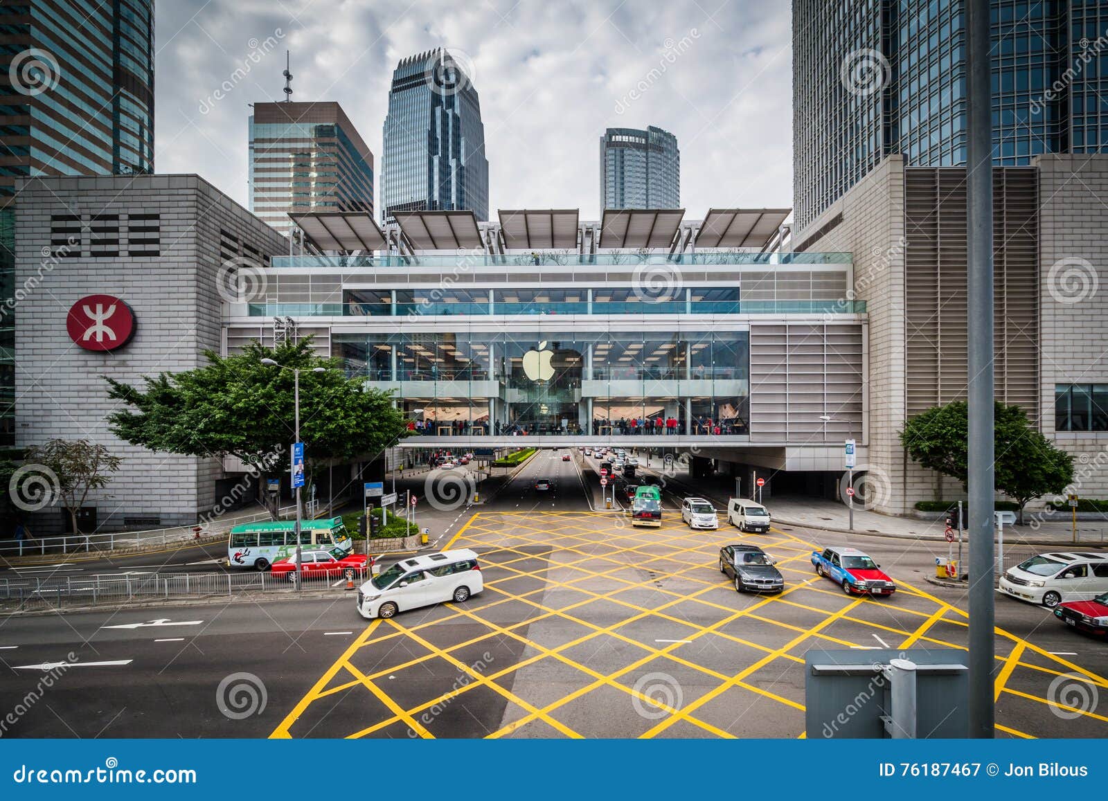 Major Intersection at Central, in Hong Kong. Editorial Photography ...
