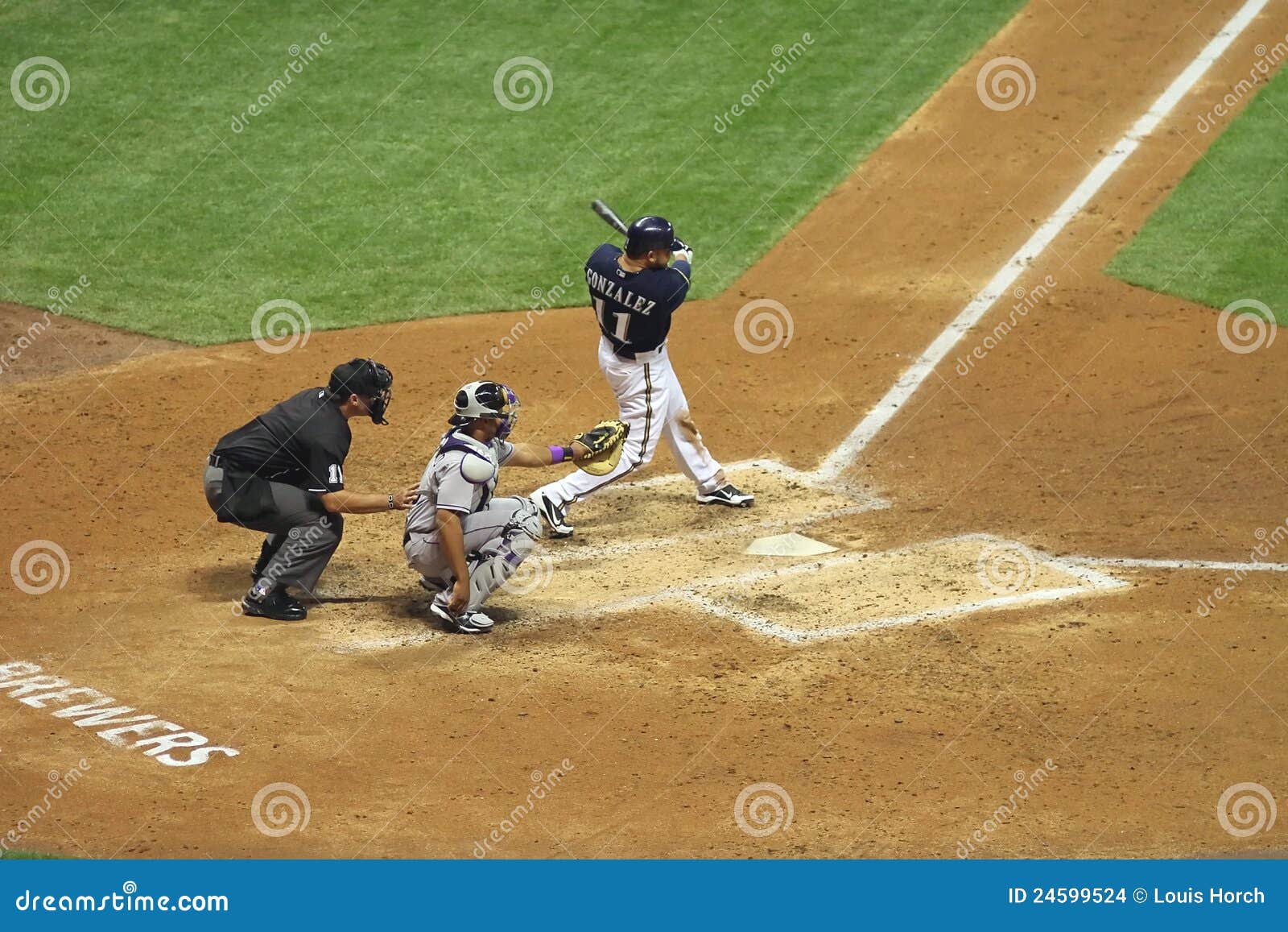 Major League Baseball Action Editorial Stock Image - Image of ballpark ...