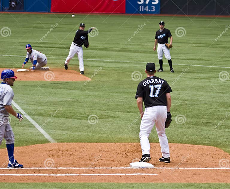 Major League Baseball: Double Play Editorial Stock Photo - Image of ...