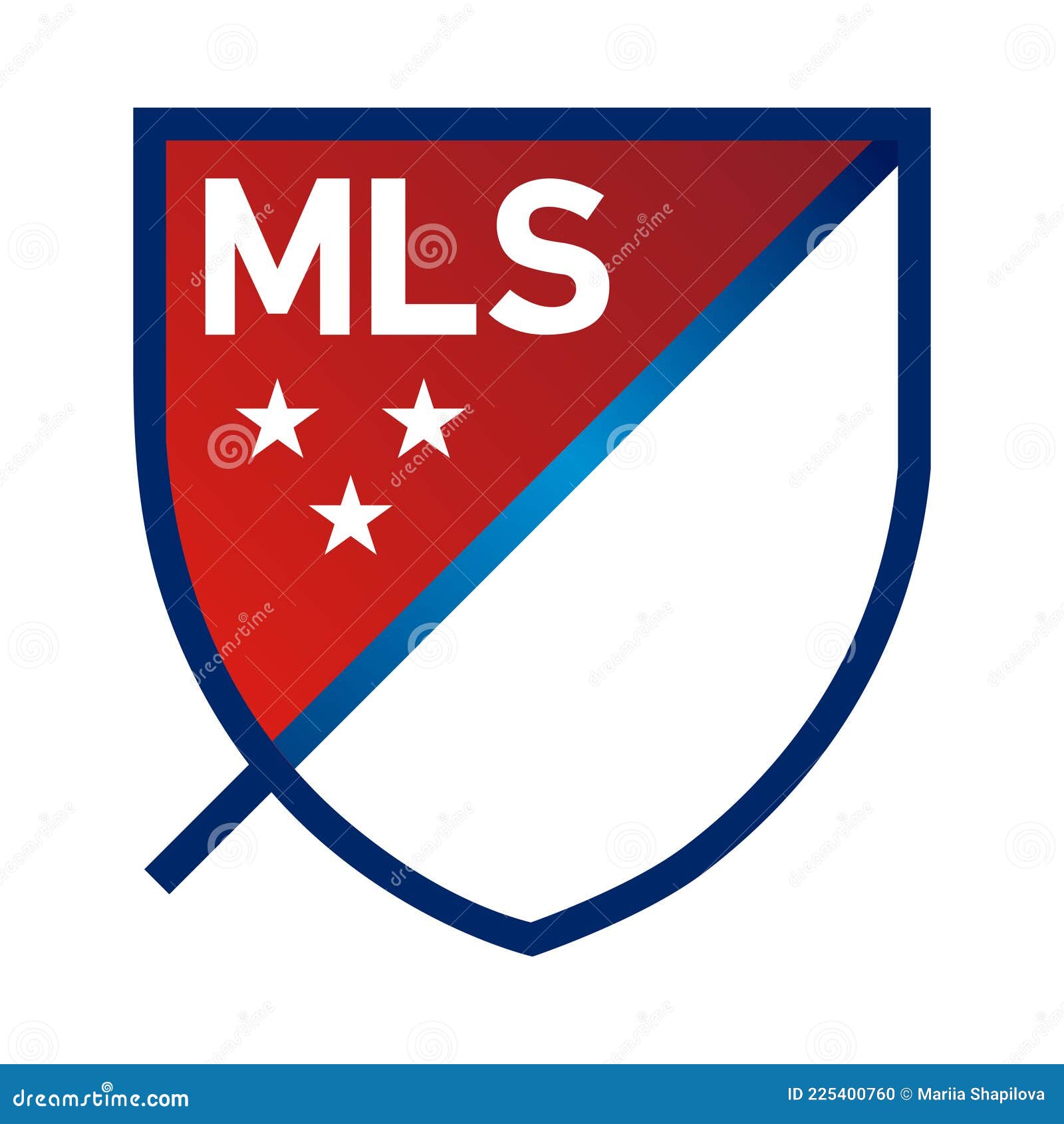 Major League Soccer Logo editorial image. Illustration of club - 225400760