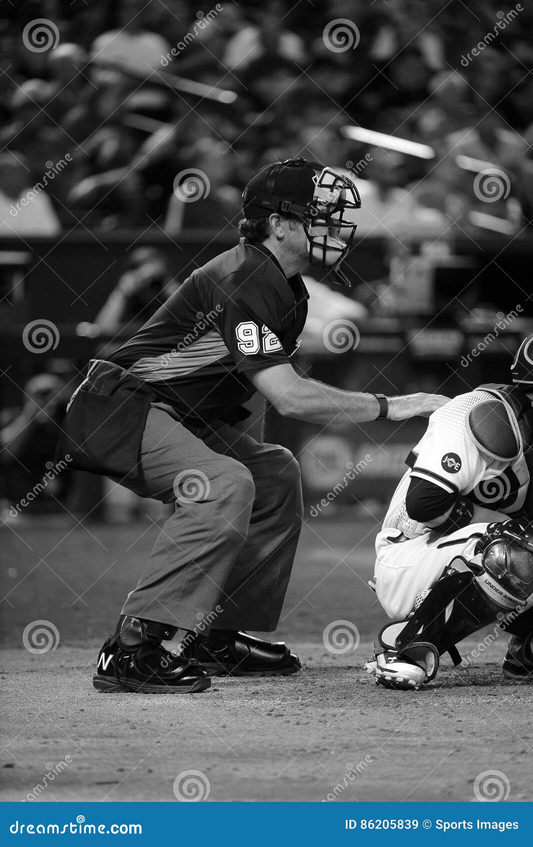 Major League Umpire editorial stock image. Image of handeye - 86205839