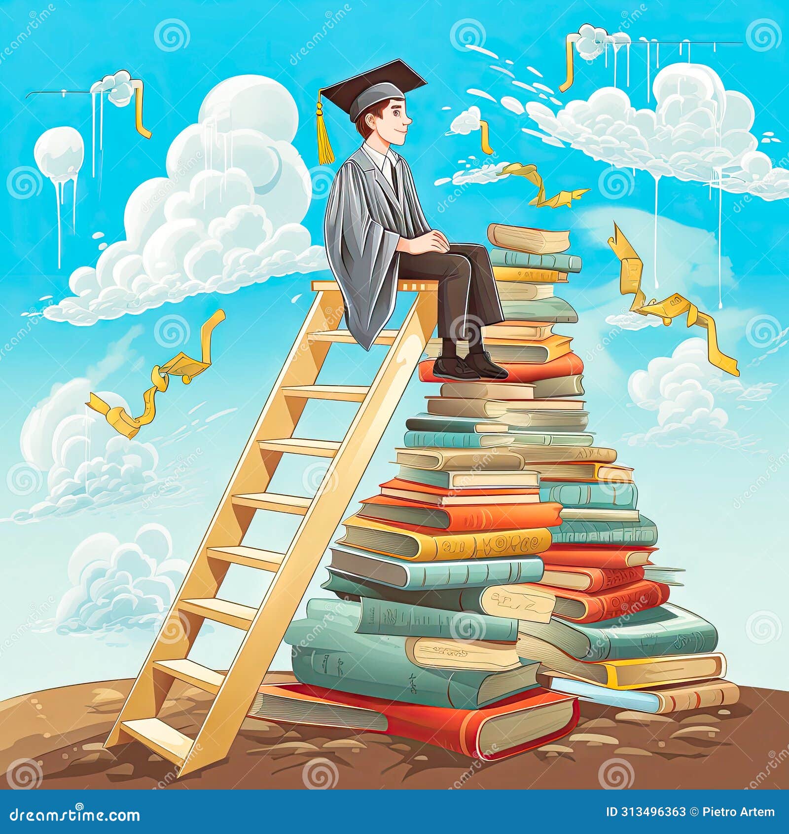Major Milestones Setting Academic and Career Goals Stock Image - Image ...