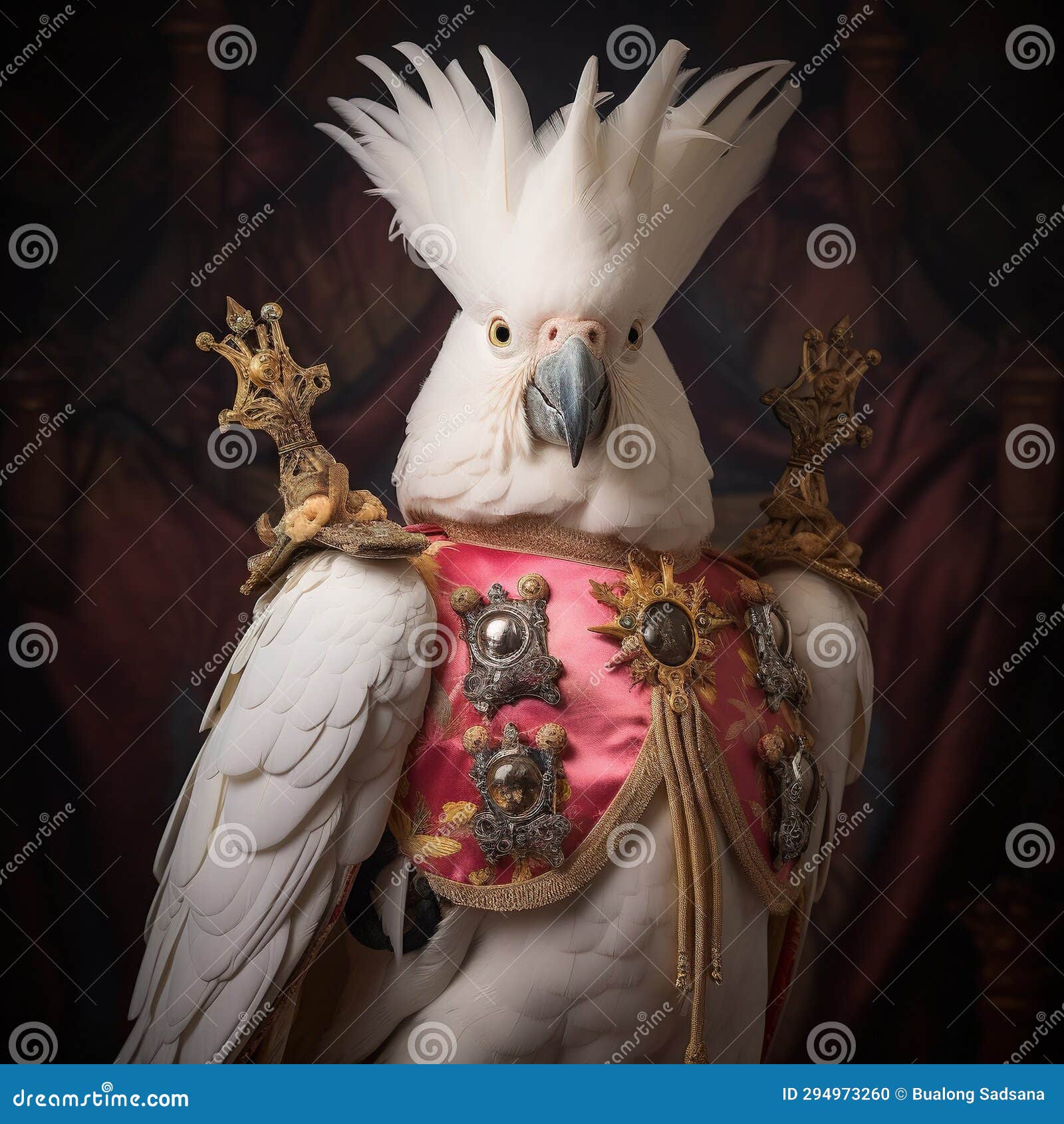 Major Mitchell Cockatoo Made With Generative AI Illustration ...
