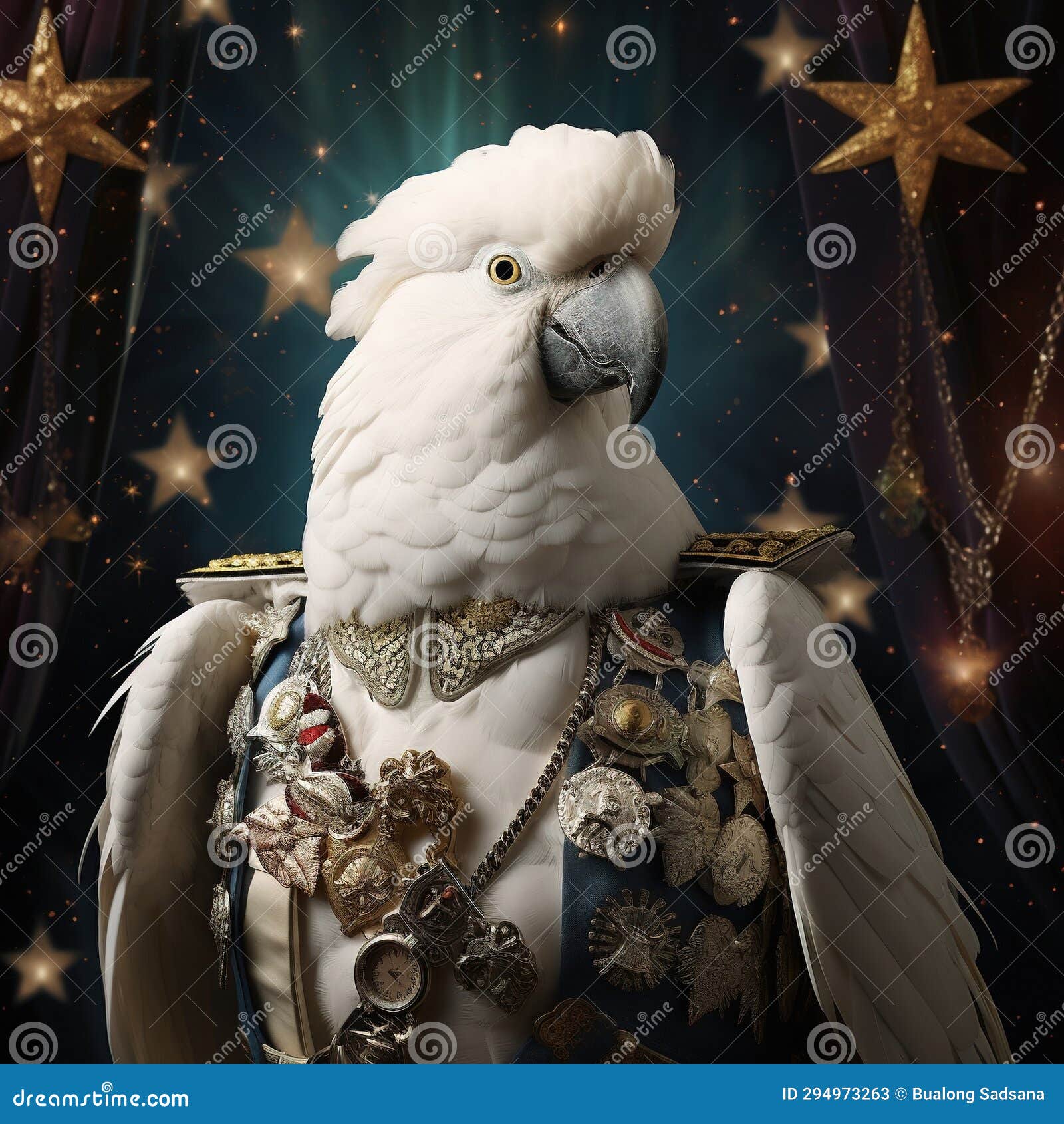 Major Mitchell Cockatoo Made with Generative AI Illustration Stock ...