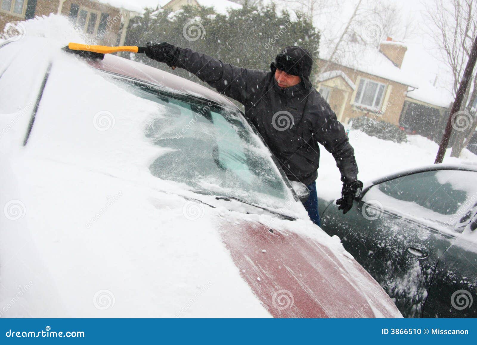 Major snow storm in Quebec editorial image. Image of brush - 3866510