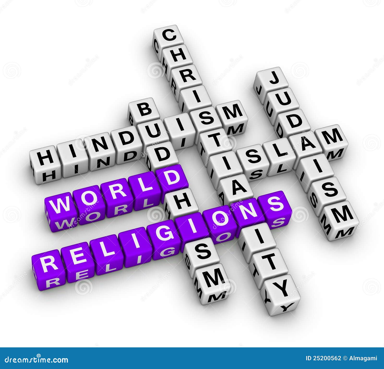 Major world religions stock illustration. Illustration of concept ...