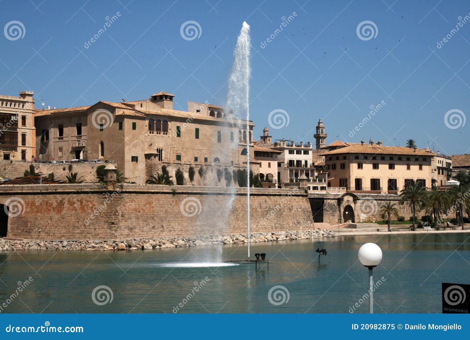 Majorca stock image. Image of buildings, historic, wall - 20982875