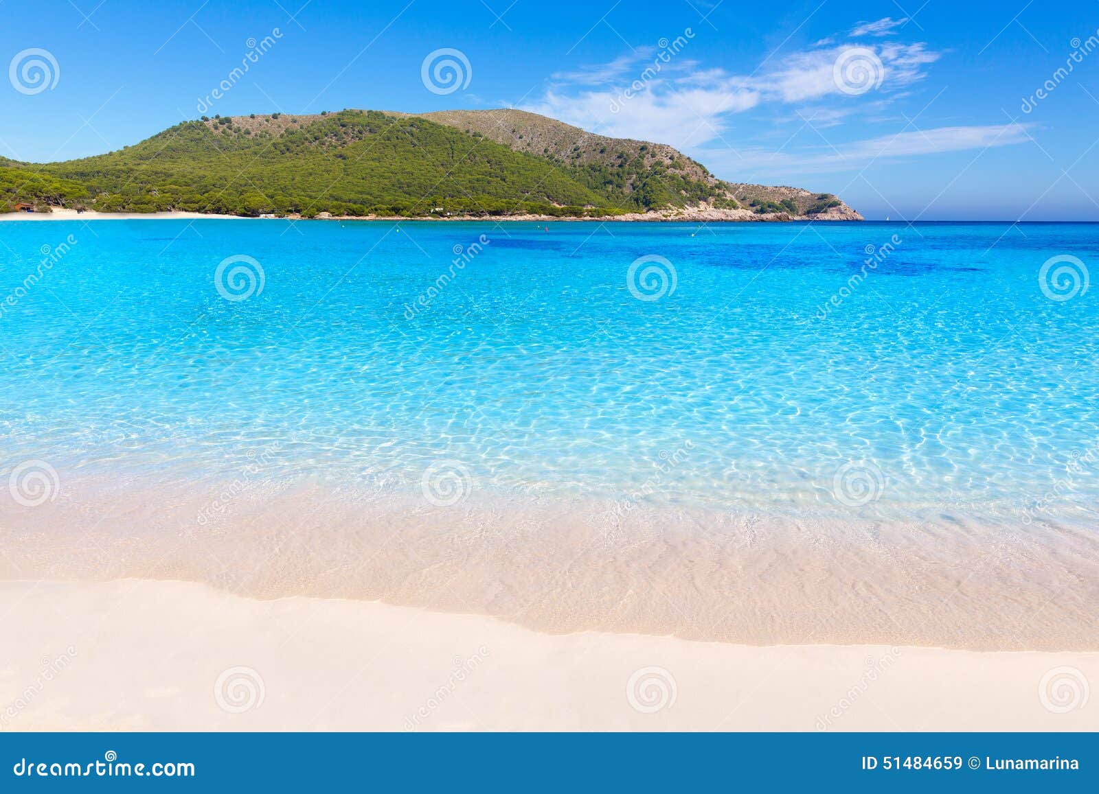 Majorca Cala Agulla Beach in Capdepera Mallorca Stock Image - Image of ...