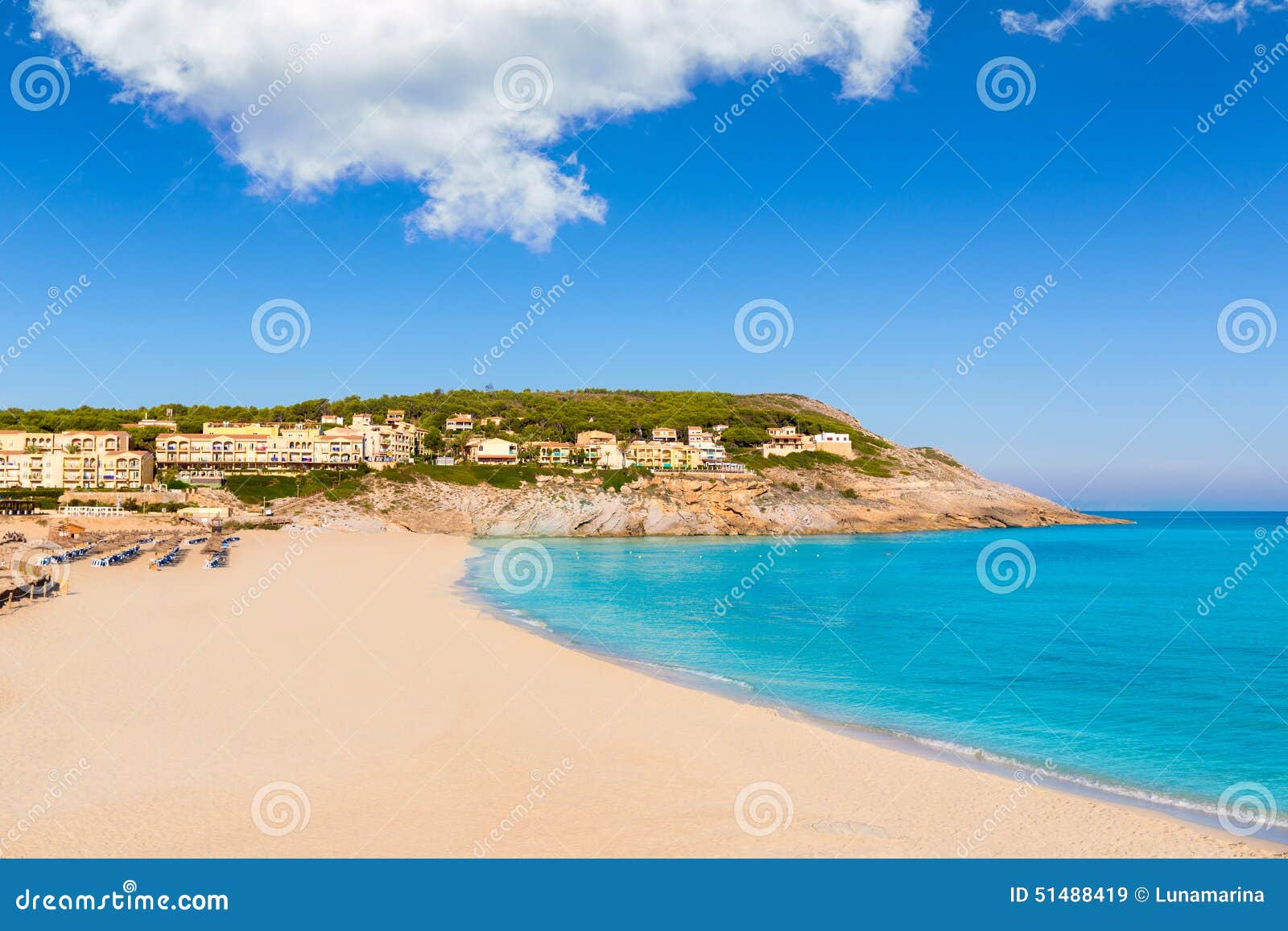 Cala Mesquida Beach On Mallorca, Spain Stock Photo | CartoonDealer.com ...