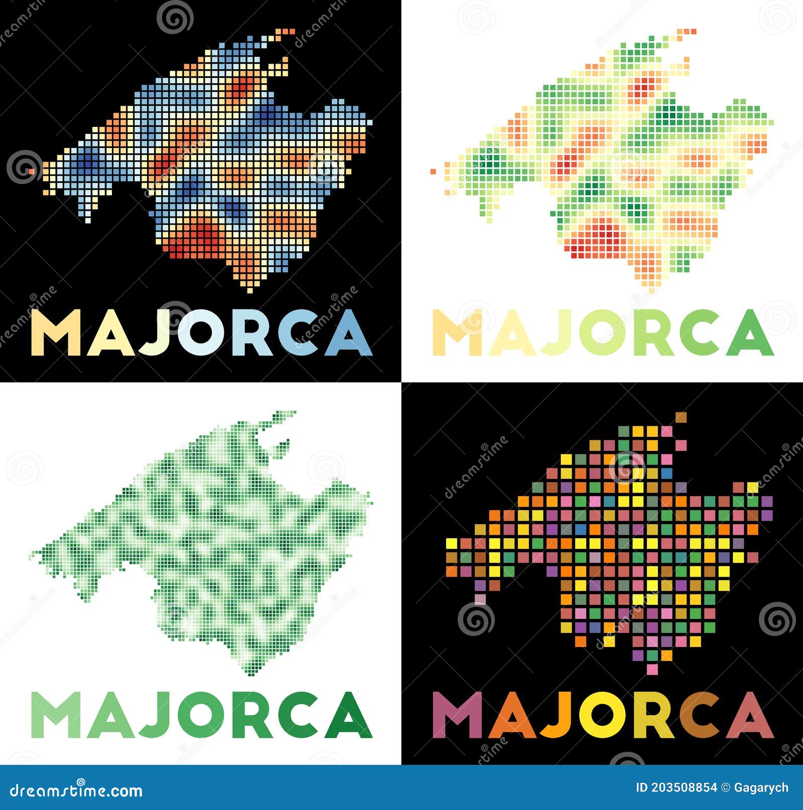 Majorca map. stock vector. Illustration of globe, mallorca - 203508854