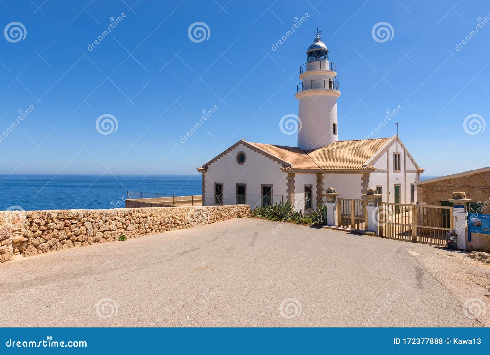 The Capdepera Lighthouse Located At The Easternmost Point Of Mallorca ...