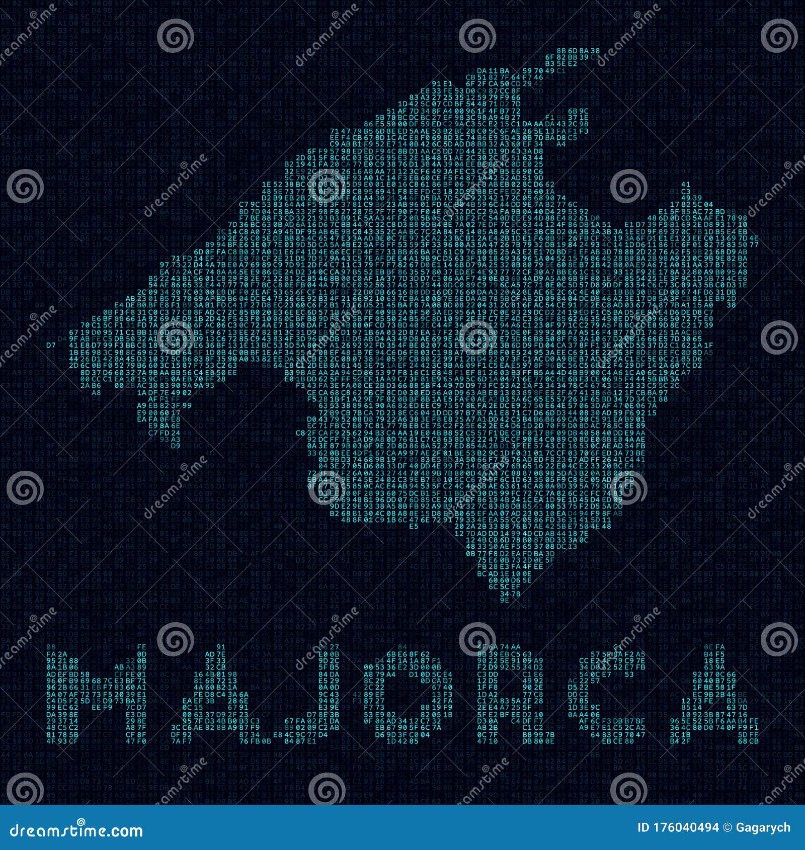 Majorca tech map. stock vector. Illustration of global - 176040494