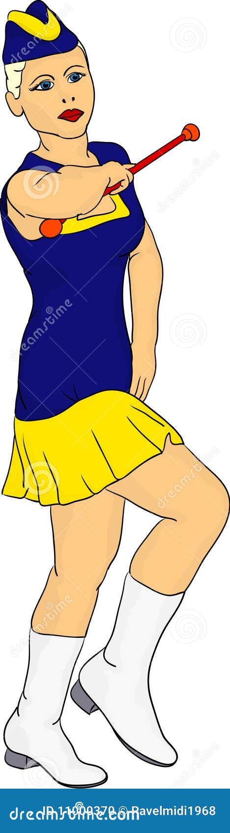 Majorette Stock Illustrations – 25 Majorette Stock Illustrations ...