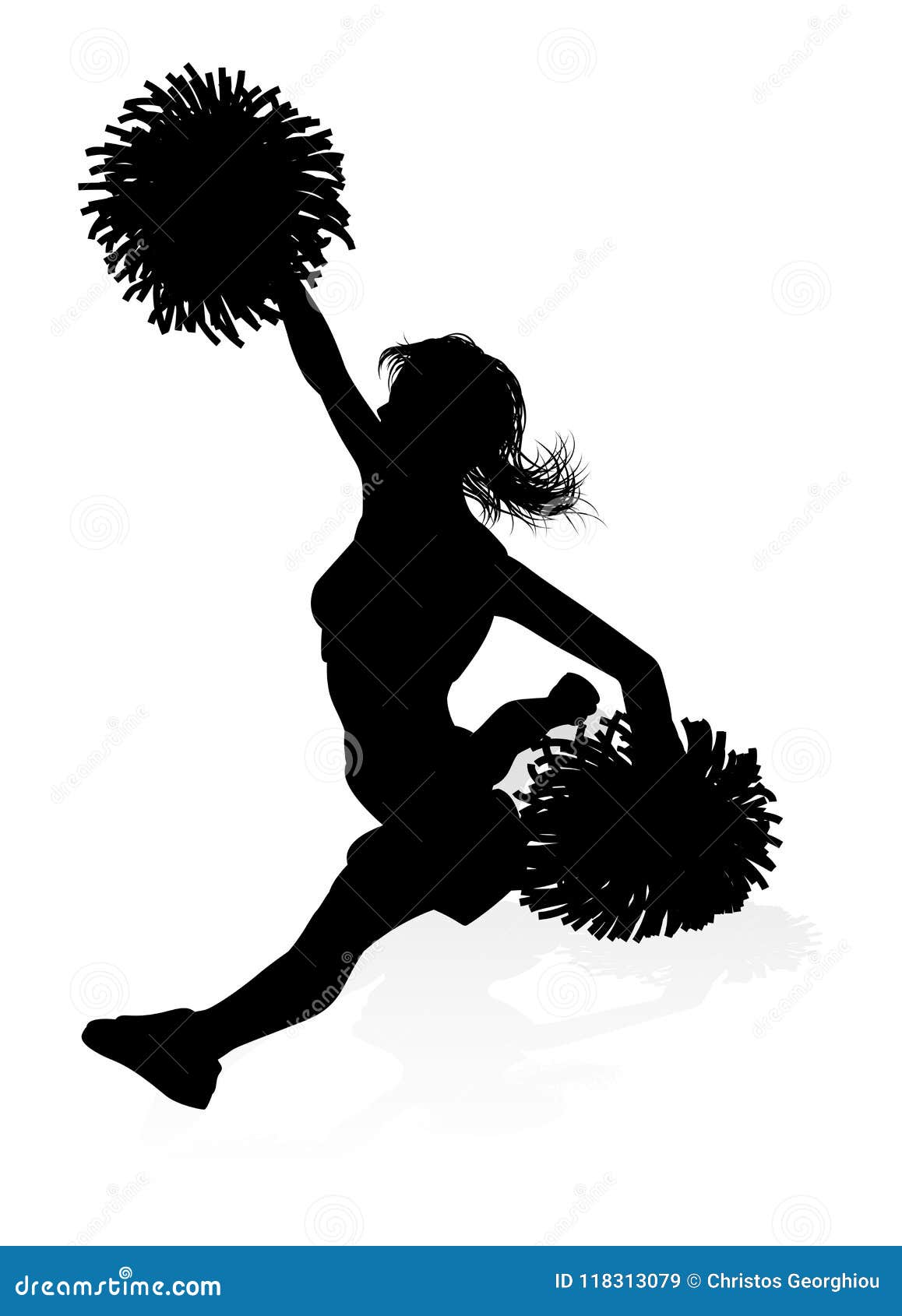 Majorette Graphic De Silhouette Illustration de Vecteur - Illustration ...