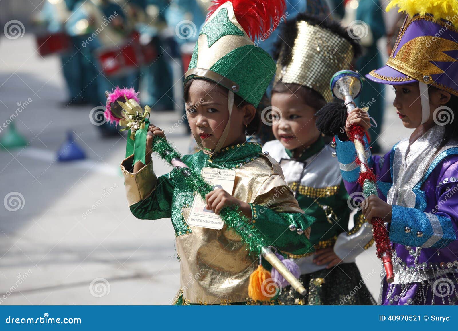 Majorette editorial photo. Image of performing, java - 40978521