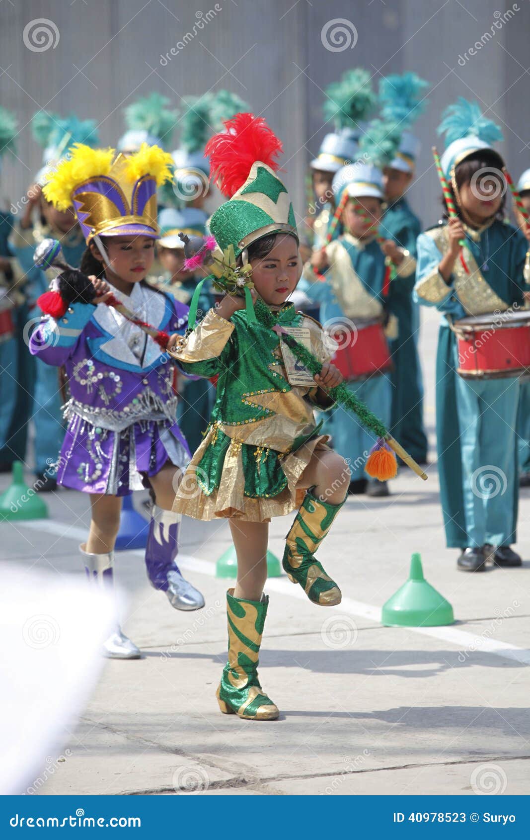 Majorette editorial stock photo. Image of drum, band - 40978523