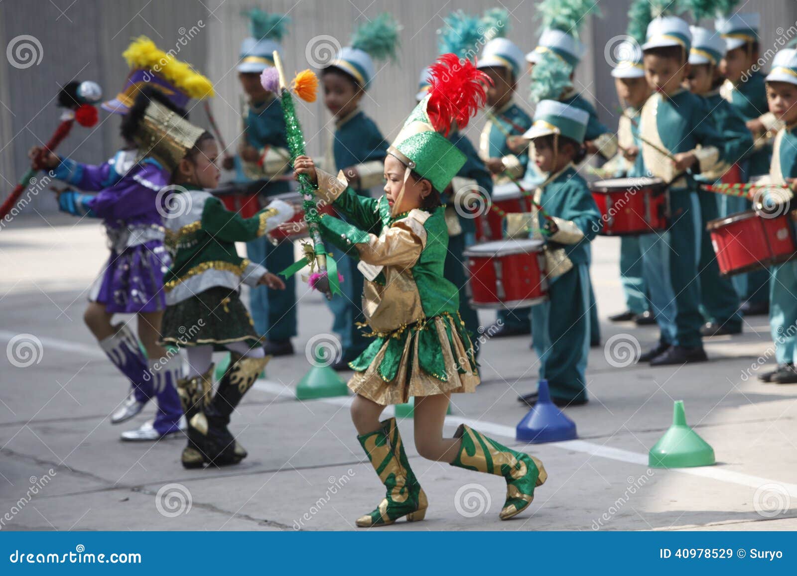 Majorette editorial stock image. Image of city, central - 40978529