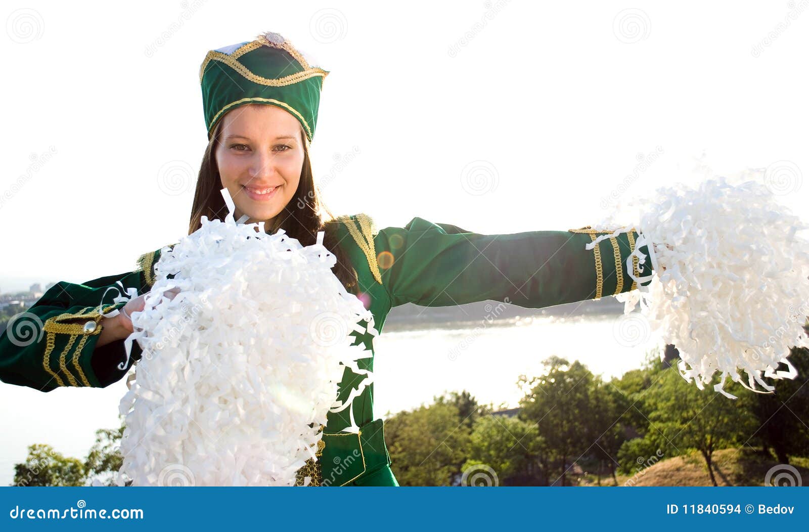 Majorette In Pose Stock Photography | CartoonDealer.com #11840594