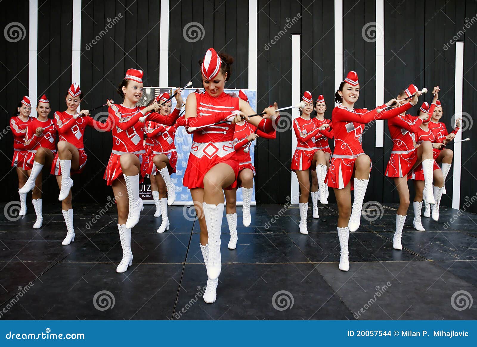 Majorettes From Poland Editorial Stock Image - Image: 20057544