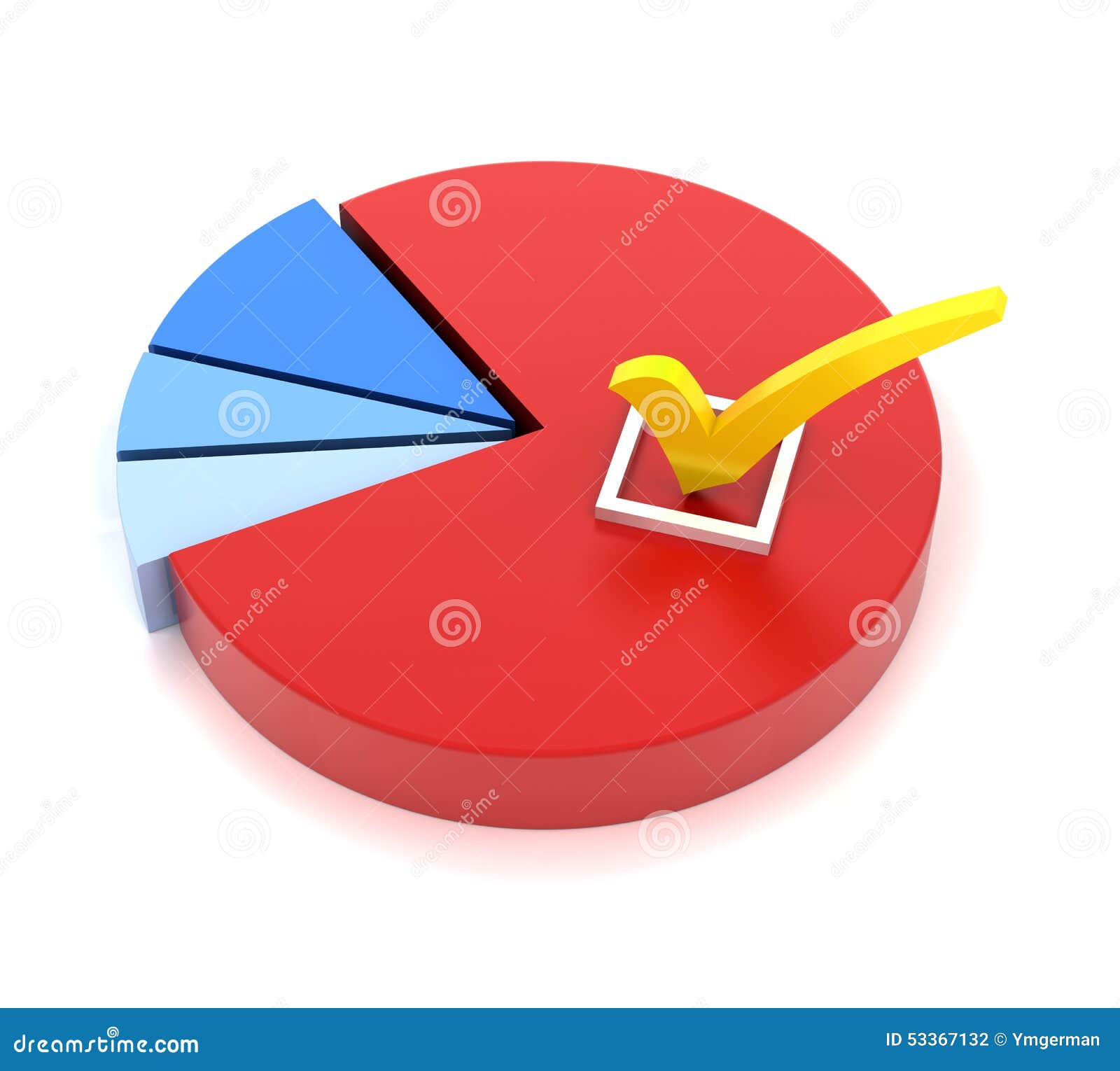 Majority choice stock illustration. Illustration of segment - 53367132