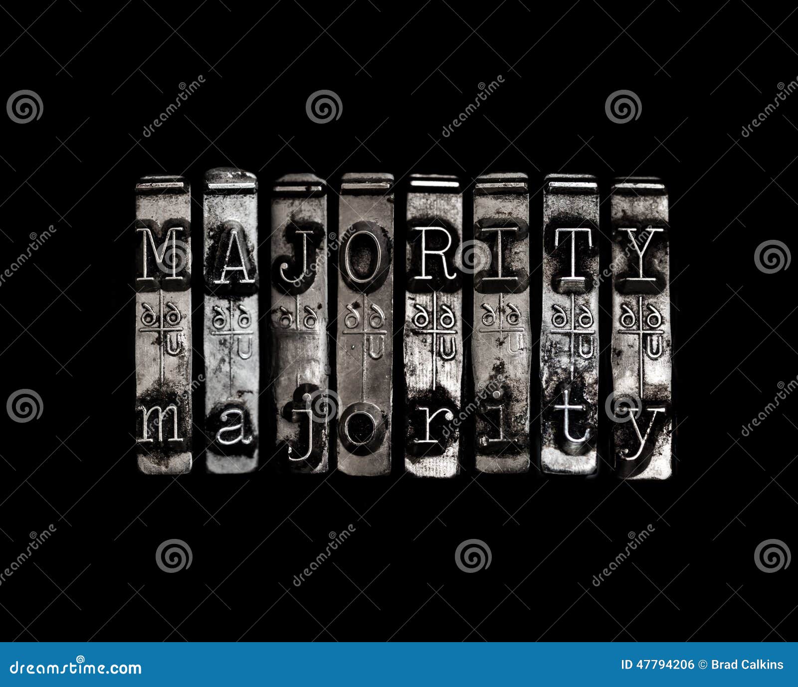 Majority concept stock photo. Image of letters, abstract - 47794206
