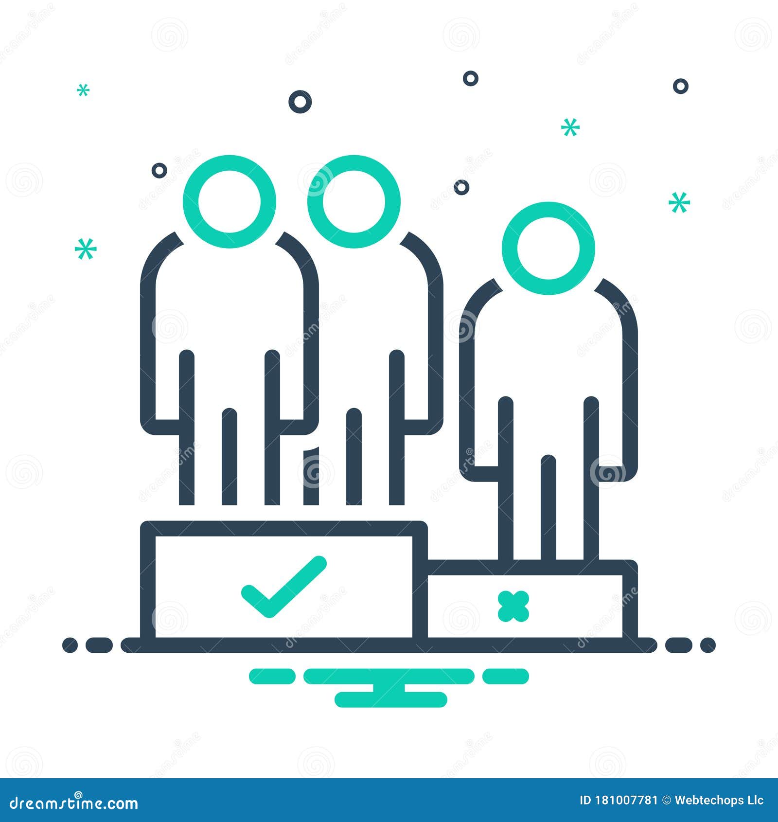Mix Icon for Majority, Plurality and Plethora Stock Vector ...