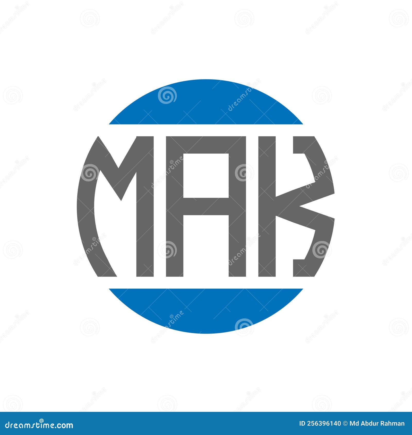 MAK Letter Logo Design on White Background. MAK Creative Initials ...