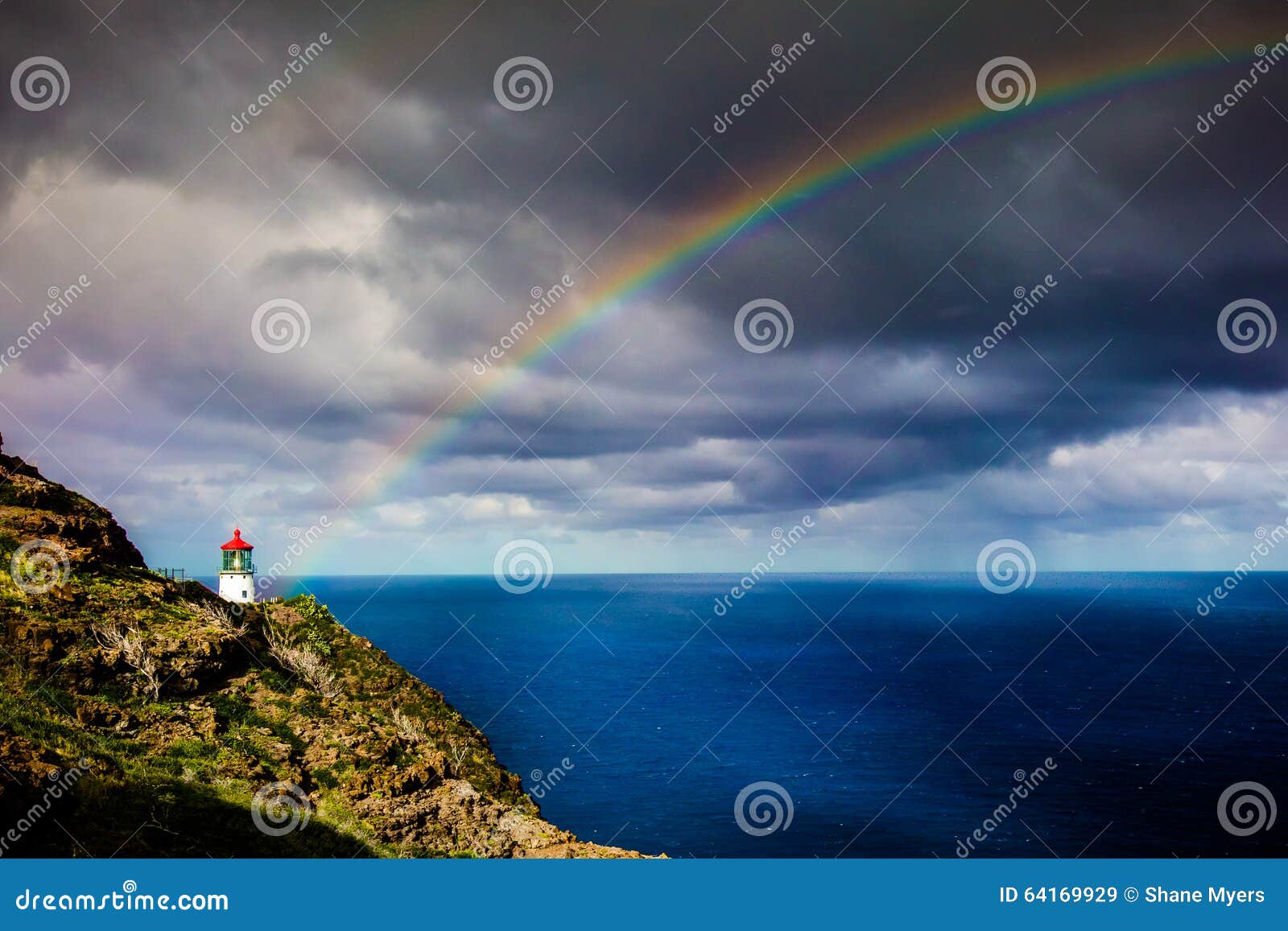 Makapu u Lighthouse stock image. Image of beauty, beaches - 64169929
